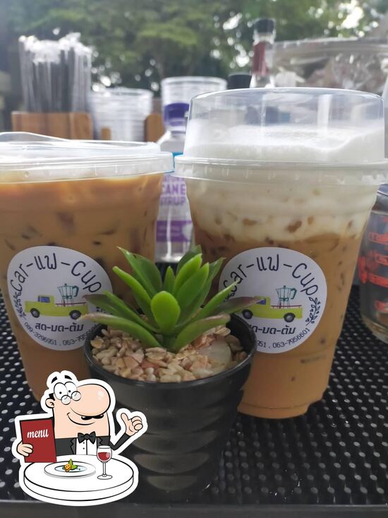 Menu at Car-แฟ-Cup, Chanthaburi