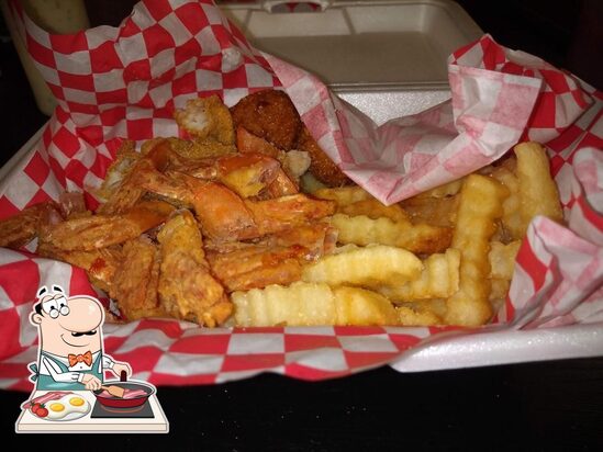 Menu at Fish Tales restaurant, Sour Lake