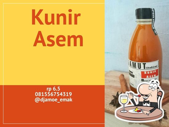 Menu at teh jumbo & Jamu Tradisional, Dukuh