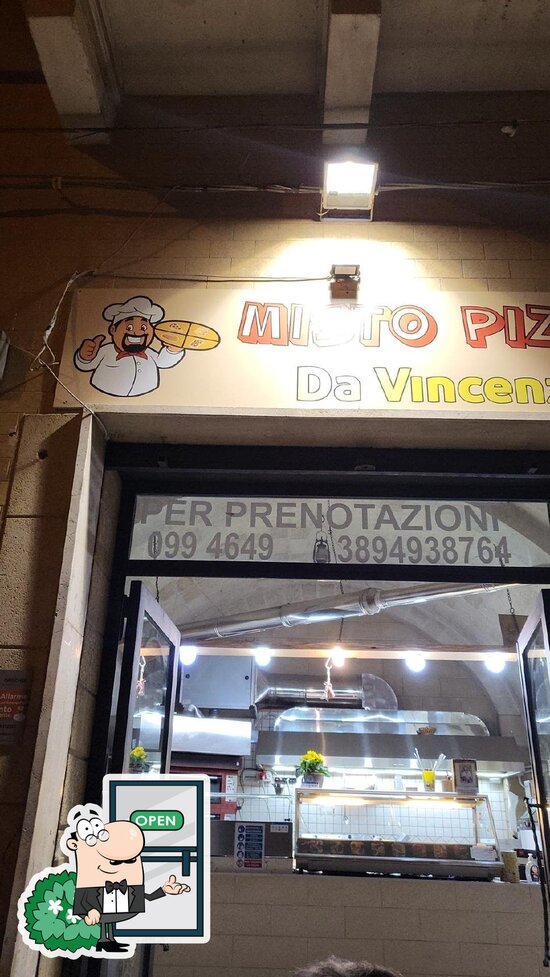 Menu da Mistopizza da Vincenzo ristorante, Pulsano
