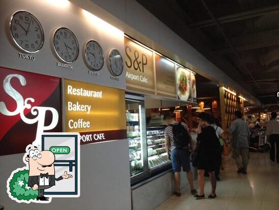 Menu at S&P restaurant, Bangkok, BKK Airport