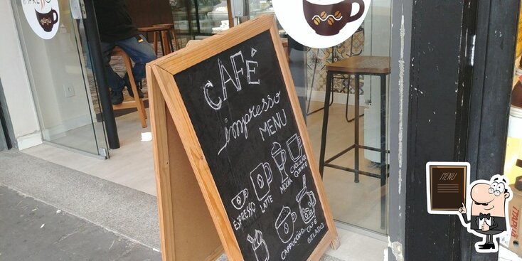 Menu em Café Impresso, São Paulo, Av. Paulista