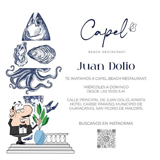 Menu at CAPEL BEACH RESTAURANT, Juan Dolio