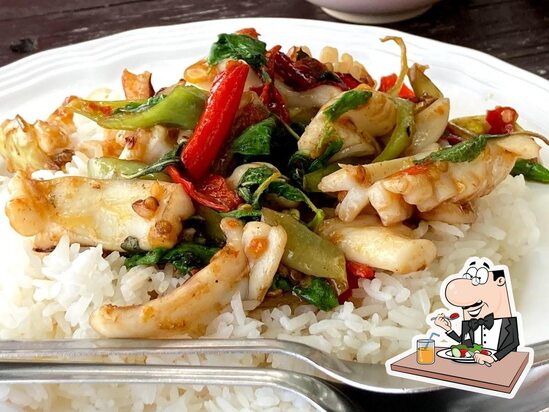 Menu at Thai Beach Restaurant, Huai Pong