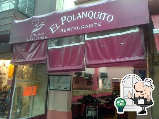 Menu at EL POLANQUITO restaurant, Mexico City