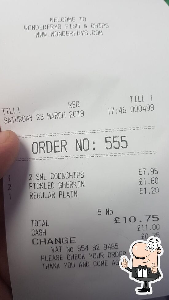 Wonderfrys, Bournemouth - Restaurant menu, prices and reviews