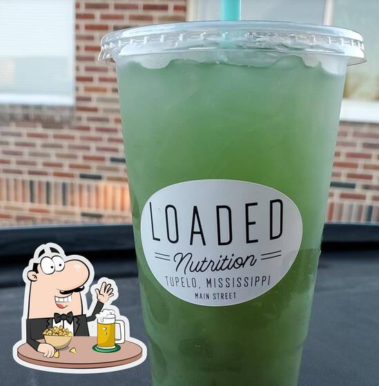 Menu at Loaded Nutrition cafe, Tupelo