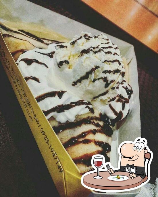 Menu at Crepes & Waffle, Manila