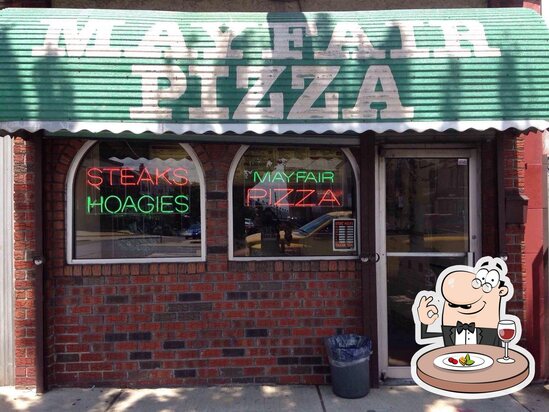 Menu at Mayfair Pizza pizzeria, Philadelphia, Frankford Ave
