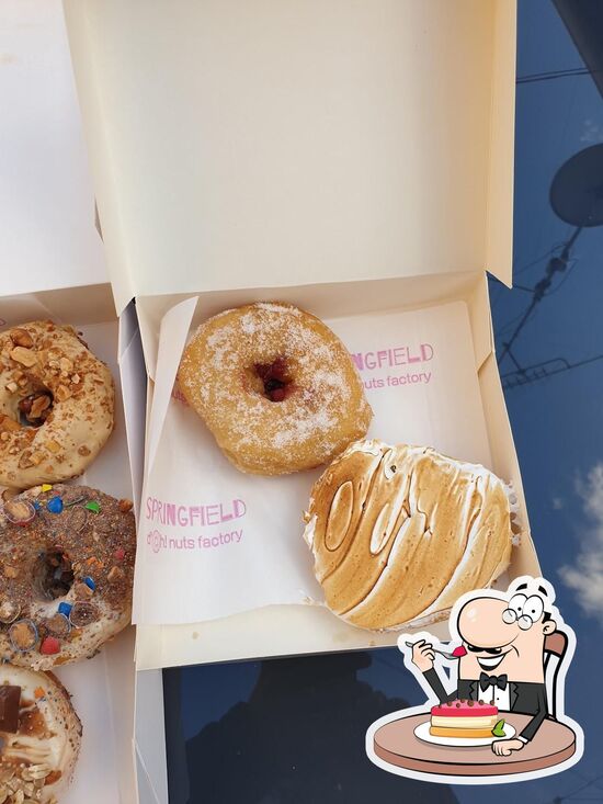 Menu au Springfield Donuts Factory - Nice Gorbella, Nice