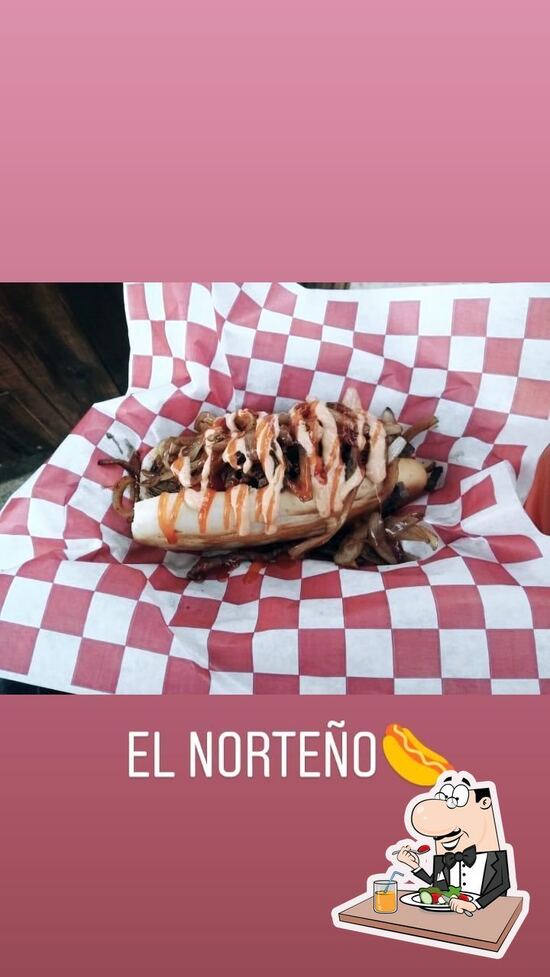 Menu at La Diligencia "Street Food" restaurant, Durango