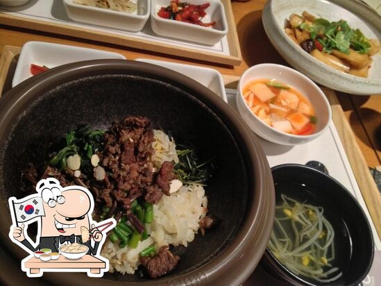 Menu at Bibigo restaurant, Seoul, 3