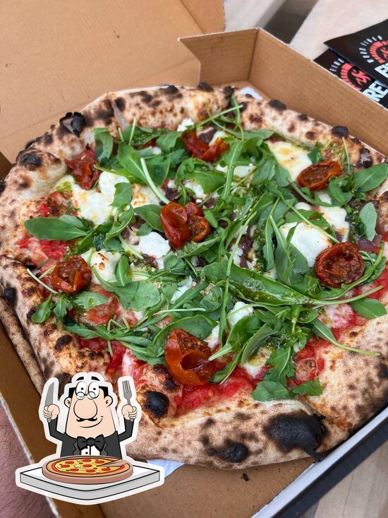 Carta de pizzería Fired Up Pizza, Dublin