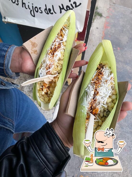 Menu at Elotes y Esquites, Hijos del Maíz restaurant, San Cristóbal de ...