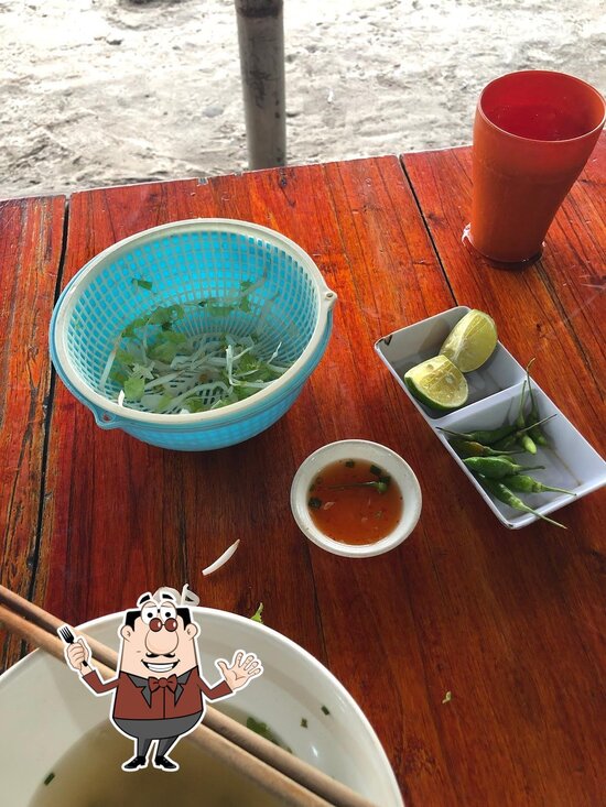 Menu at Quan Bun Banh Canh Nem Nuong Co Ba restaurant, Ho Chi Minh City