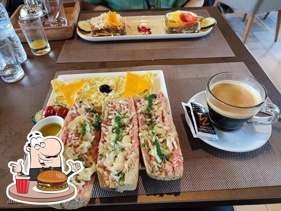 Menu au Oxford café, Oujda
