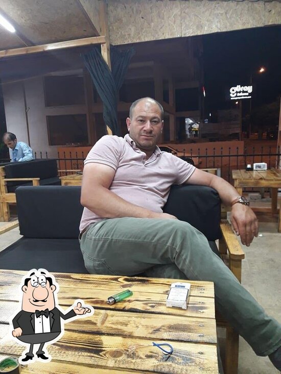 Bahçe restoran alabalık ızgara, Turkey