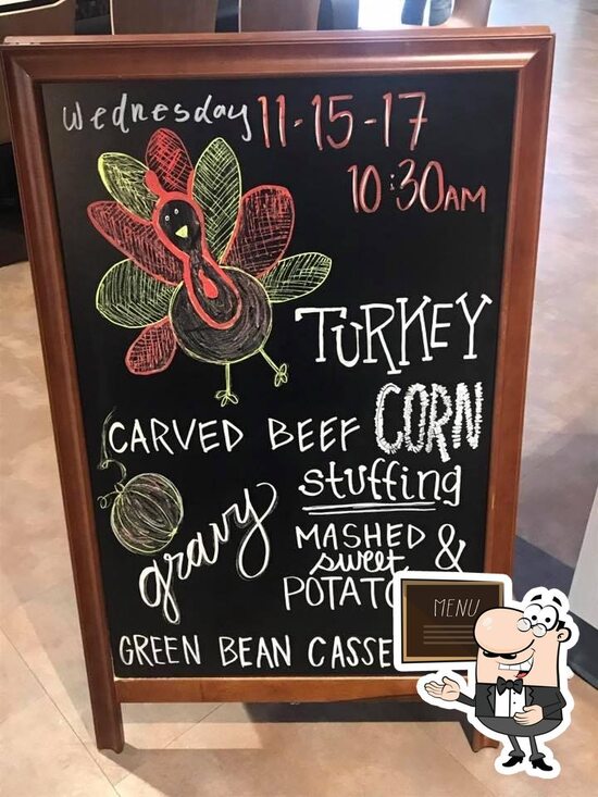 Menu at Berg Bistro 1850 cafe, Tiffin