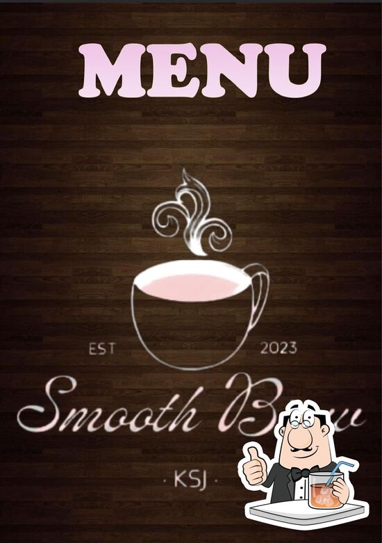 Menu at Smooth Brew, Muntinlupa