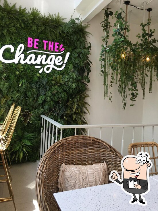 Menu at Nature’s Charm Cafe, Bangkok