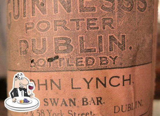 Menu at Swan Bar, Dublin