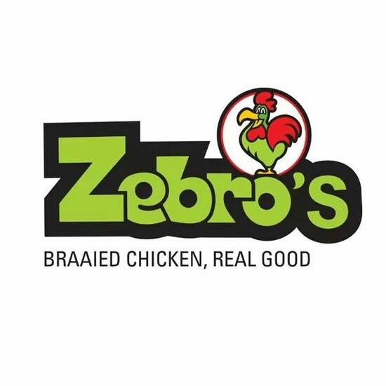 Menu at Zebro's Mafikeng restaurant, Mahikeng