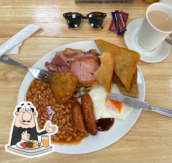 Menu at Seren cafe, Neath