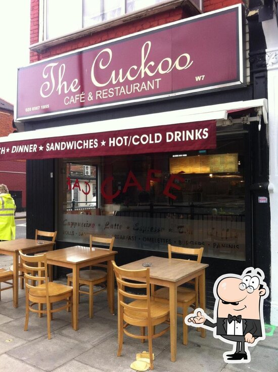 Menu at The Cuckoo cafe, London