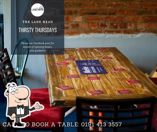 Menu at The Lane Head. pub & bar, Ryton