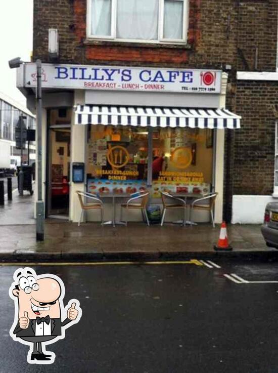 Menu at Billy's Cafe, London, 4 Pritchard's Rd