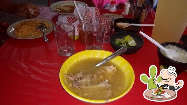 Menu at La Mixteca restaurant, Ciudad Nicolás Romero