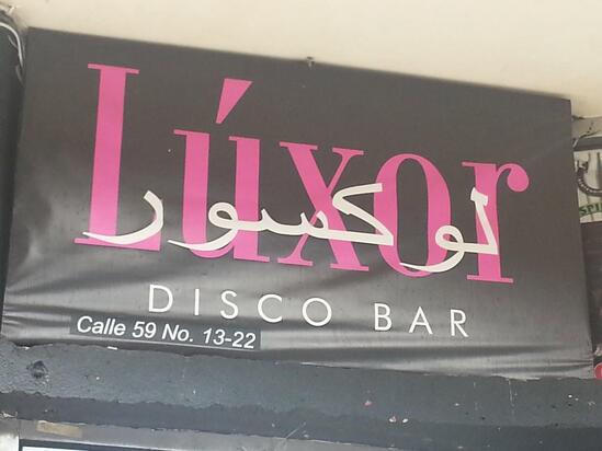 Menu at Luxor LATINO pub & bar, Bogotá
