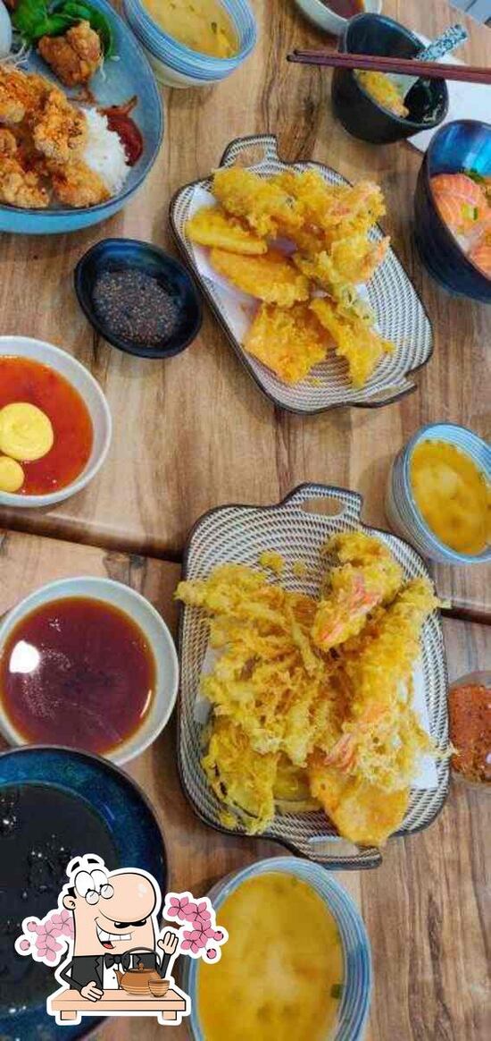 Menu at Snow Sushi restaurant, Willetton
