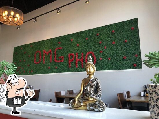 Menu at OMG Pho restaurant, Shorewood