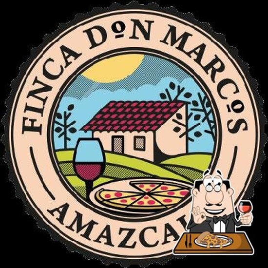 Menu at Finca Don Marcos restaurant, Amazcala