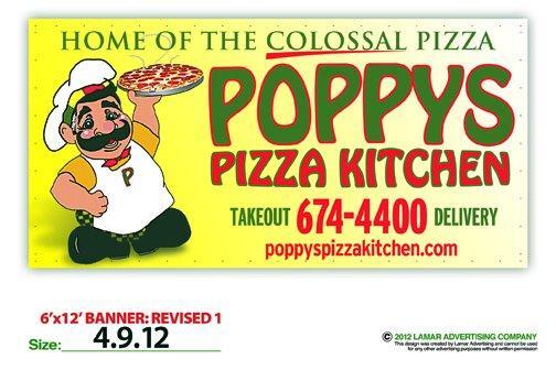 Menu at Poppys Pizza Kitchen pizzeria, Shavertown