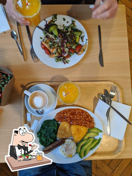 Menu at The Place Cafe, London, 16 Flaxman Terrace