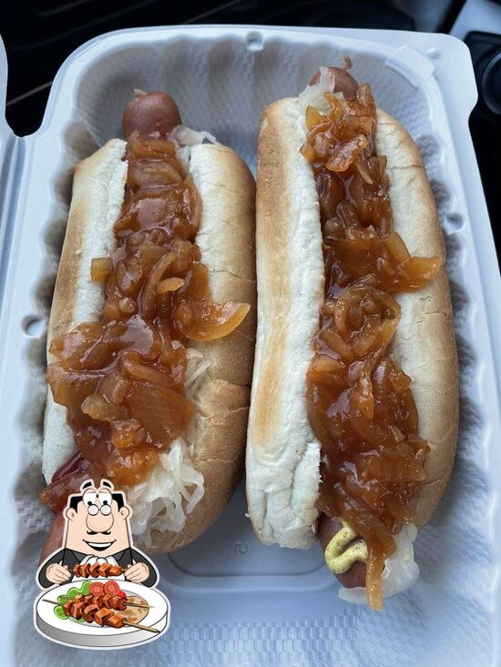 Menu at Olde Tyme New York Hot Dogs restaurant, Carmel Hamlet