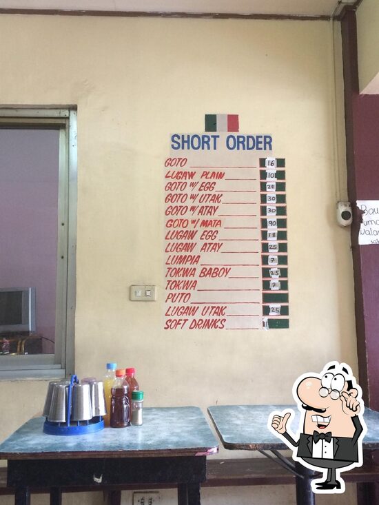 Menu at Lugawan Sa Herran restaurant, Manila