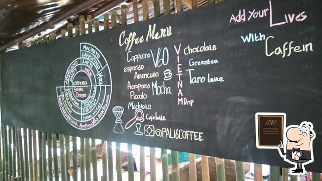 Menu at Pal16 coffee pub & bar, Lembang