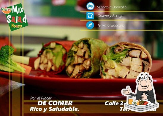 Menu at Mix Salad house restaurant, Agua Prieta