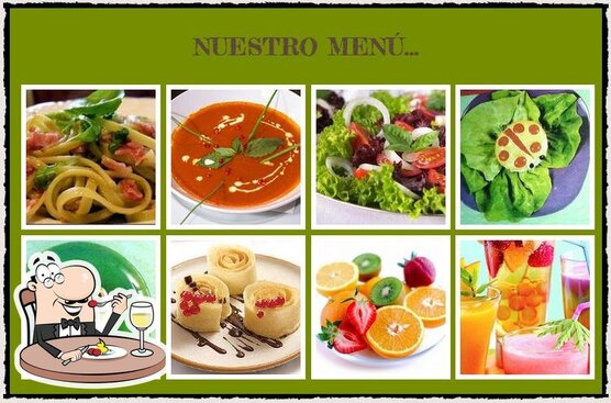 Menu at Salud-able restaurant, Mexicali