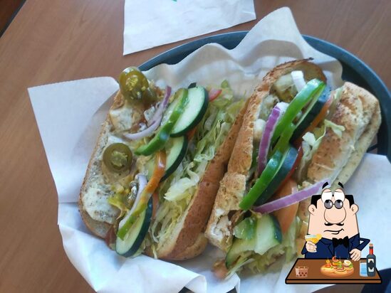 Menu at Subway restaurant, Mexicali, Blvr. Venustiano Carranza 1419