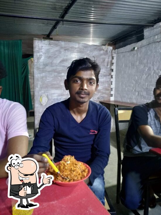 Menu at student restaurant, India