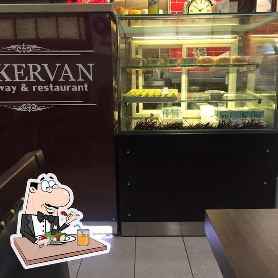 Menu at El Kervan restaurant, London, 71 Queensway
