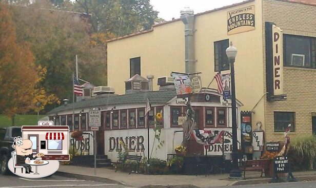 Menu at The New Red Rose Diner, Towanda