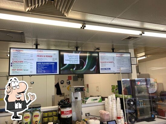 Menu at Blake's Lotaburger fast food, Gallup, E Historic Hwy 66