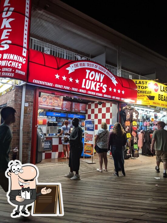 Menu at Tony Luke's restaurant, Ocean City, 306 S Atlantic Ave