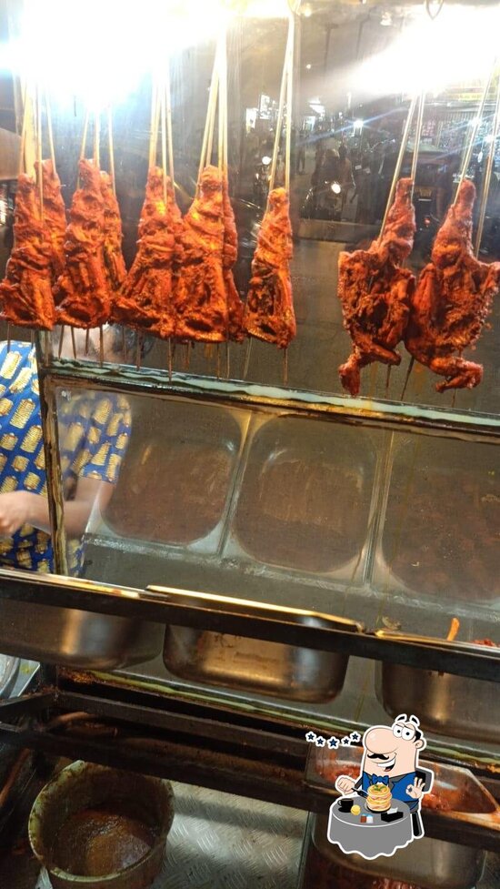 Menu at Bombay Sigree Kebab Food Stall, Chennai