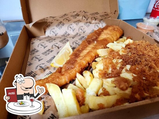 Menu at Fenham Fish Bar, Newcastle upon Tyne, 21 Stamfordham Rd